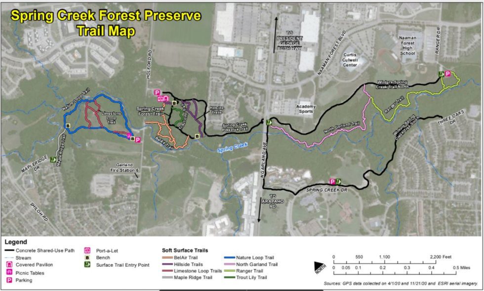Trail Maps | Preservation Society for Spring Creek Forest